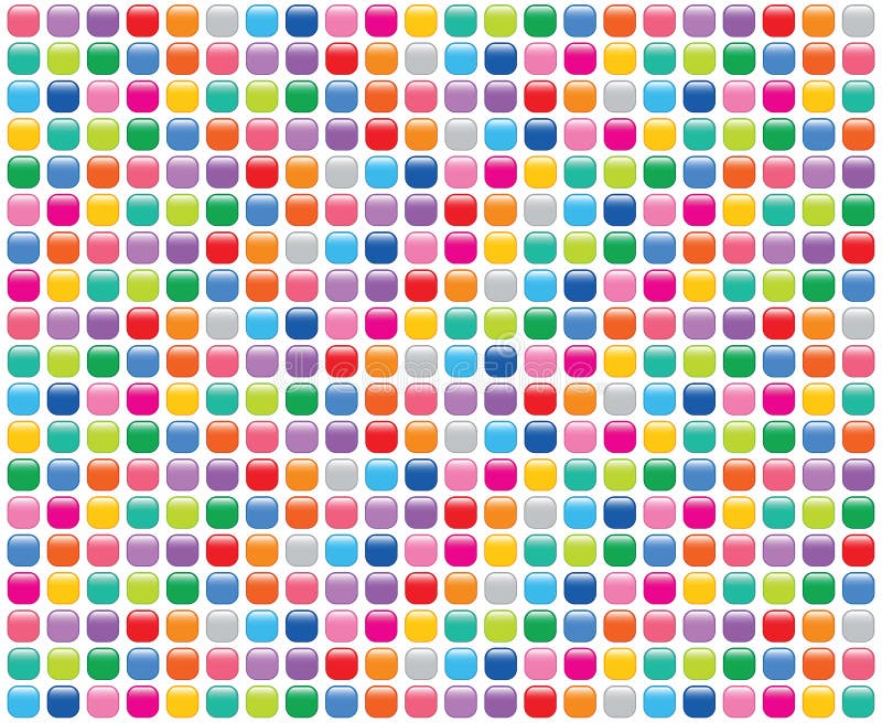 Glossy rainbow web buttons stock vector. Illustration of artistic - 2963590