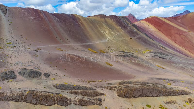 Rainbow mountain, Peru stock image. Image of rock, wilderness - 263038779
