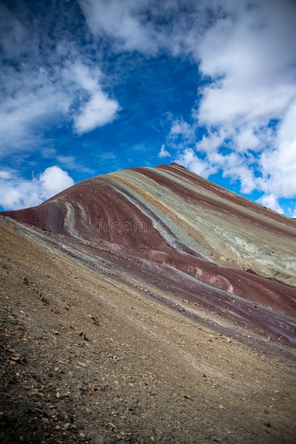 Rainbow mountain, Peru stock image. Image of cusco, hill - 263038719