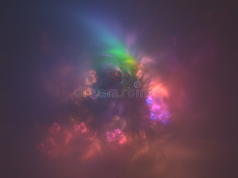 Rainbow Multicolor Light Clouds Abstract Background Stock Photo - Image ...