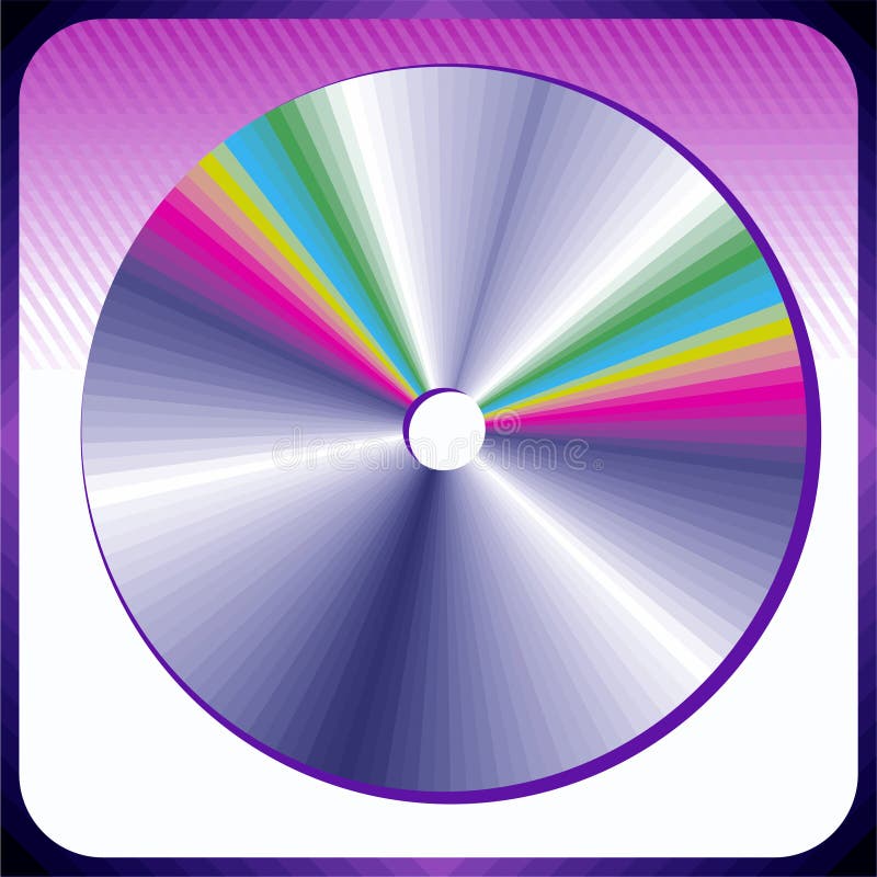 Music icon violet stock illustration. Illustration of desk - 30519746