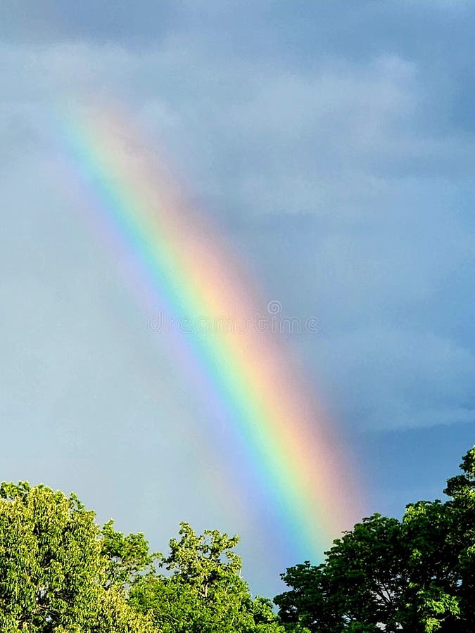 Rainbow Nature Scenic Abstract Art Stock Photo - Image of nature ...