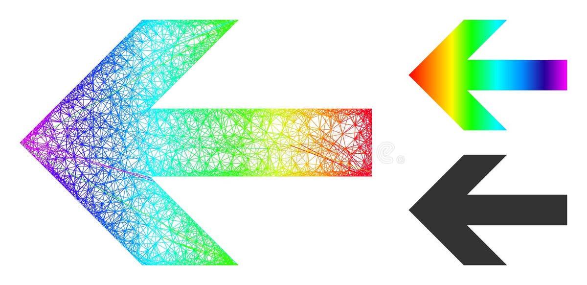 Rainbow Directional Arrow Stock Illustrations – 338 Rainbow Directional ...