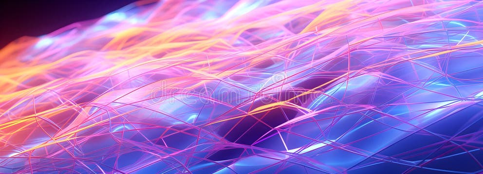 Rainbow Net Seemless Background - GenerativeAI Stock Illustration ...