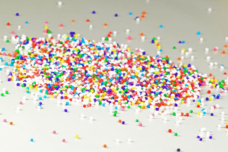 Rainbow Nonpareils stock photo. Image of food, cookie - 36619062