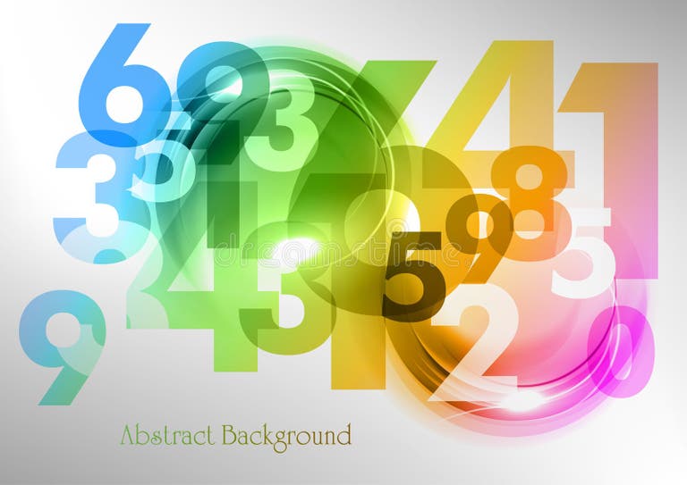 Rainbow Numbers Background Stock Illustrations – 2,957 Rainbow Numbers ...