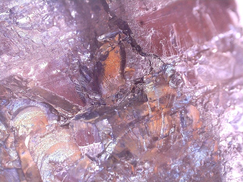 Rainbow Obsidian Under Microscope Stock Photo - Image of obsidian ...