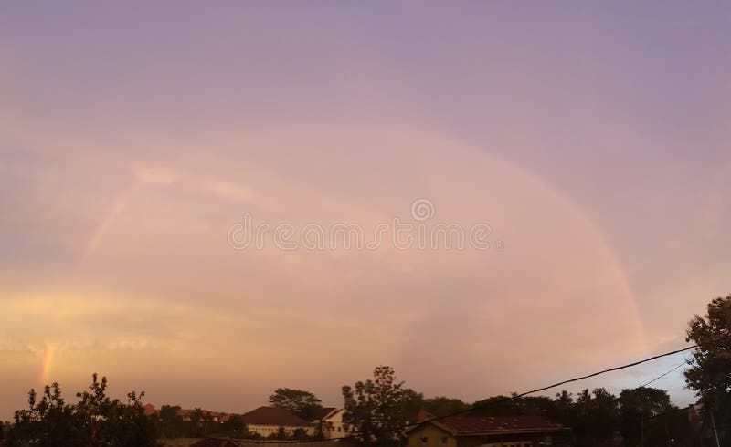 Rainbow orange stock photo. Image of rainbow, orange - 90077760