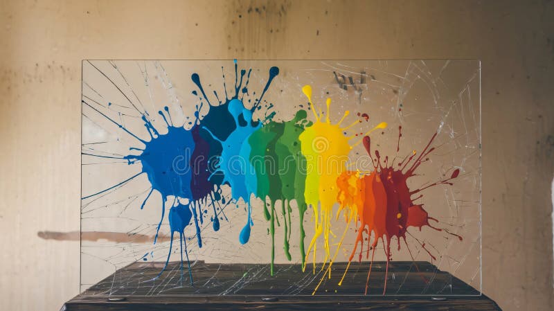 Broken Glass and Hammer on Wood, Shattered Glass Good Resolution Stock ...