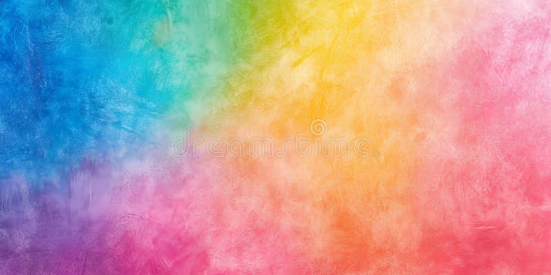 Rainbow Painted Texture Background Stock Illustration - Illustration of ...