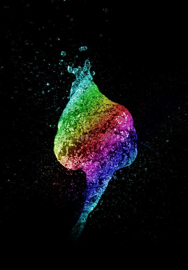 Balloon splash stock image. Image of smash, bang, splash - 6377739