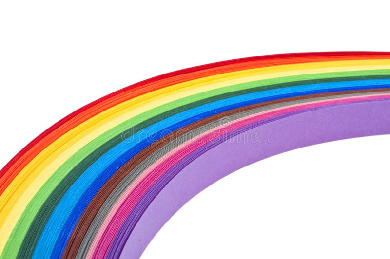 Rainbow paper stock image. Image of blue, geometric, object - 37678257
