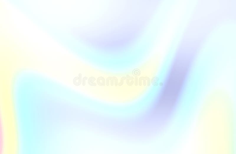 Rainbow Pastel Colors on White Background. Light Refraction Effect ...