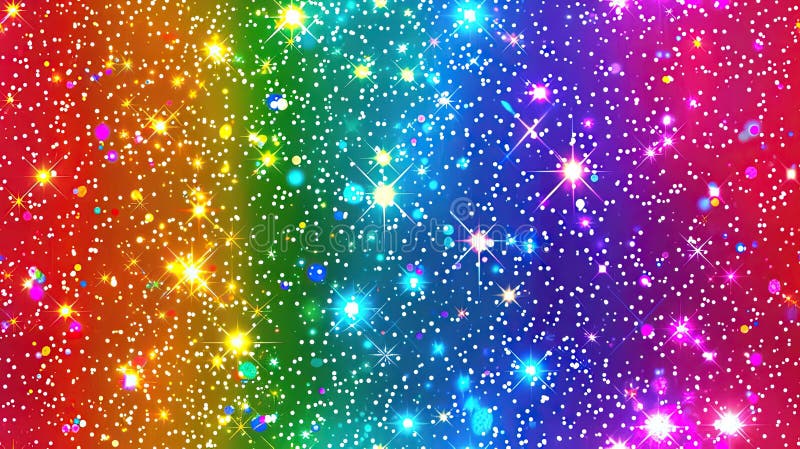 Rainbow Pastel Glitter, Exuding Brilliance and Sparkle in Every Inch ...