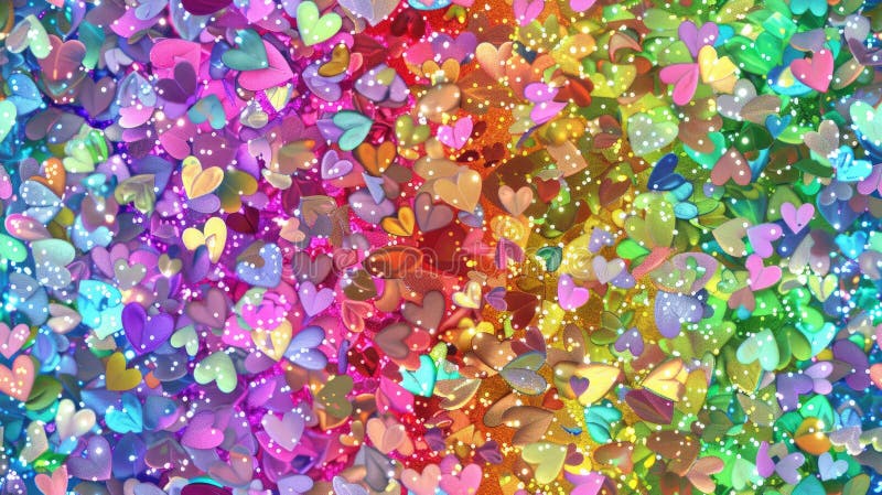 Rainbow Pastel Glitter, Exuding Brilliance and Sparkle in Every Inch ...