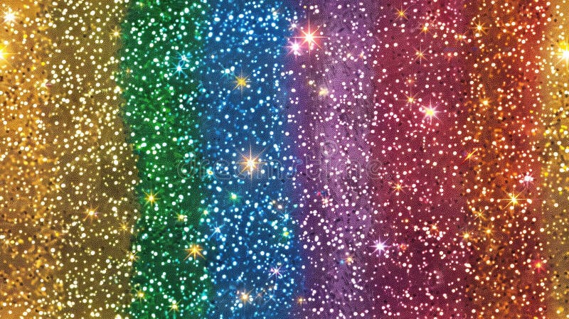 Rainbow Pastel Glitter, Exuding Brilliance and Sparkle in Every Inch ...