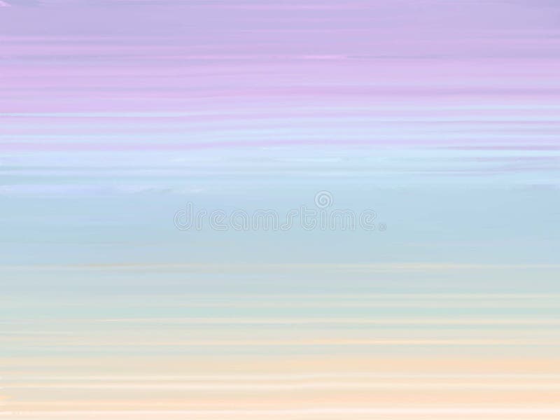 Rainbow Pastel Line Sky Background Stock Illustration - Illustration of ...