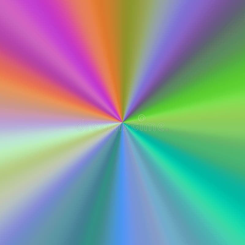 Vector Rainbow Straight Line, Shining Illustration on Dark Background ...