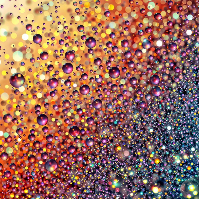 Rainbow Patterns Emerge As Raindrops Create Prismatic Effects on a CD ...