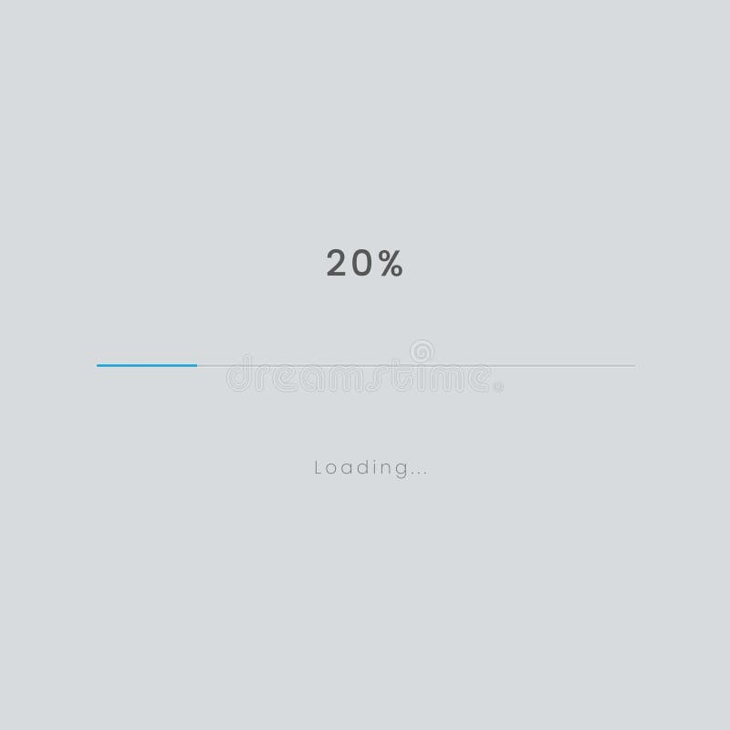 100 Percent Loading User Interface, a Futuristic Loading Icon, Colorful ...
