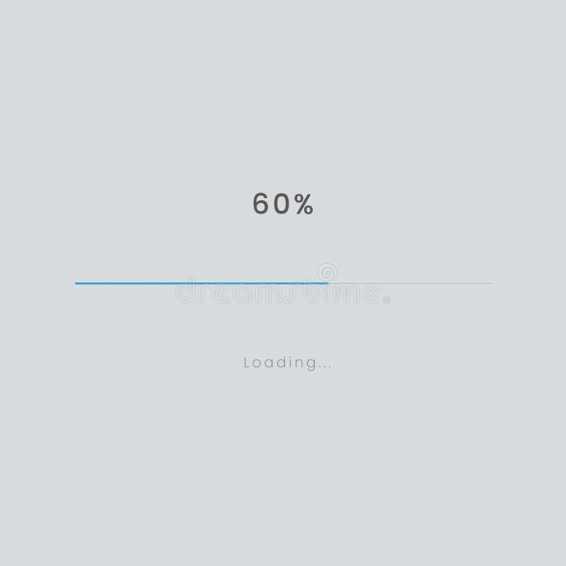 Rainbow 30 Pecent Loading Sign Vector Illustration on Grey Background ...