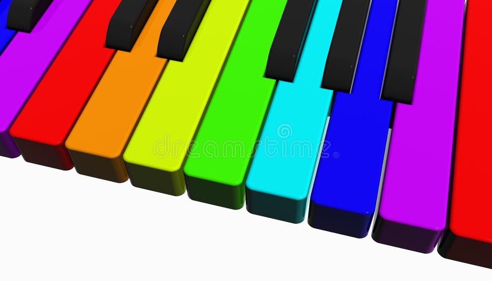 Colored Piano Stock Illustrations – 1,272 Colored Piano Stock ...