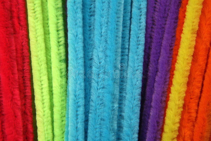 Rainbow pipe cleaners stock photo. Image of rainbow, blue - 85329666