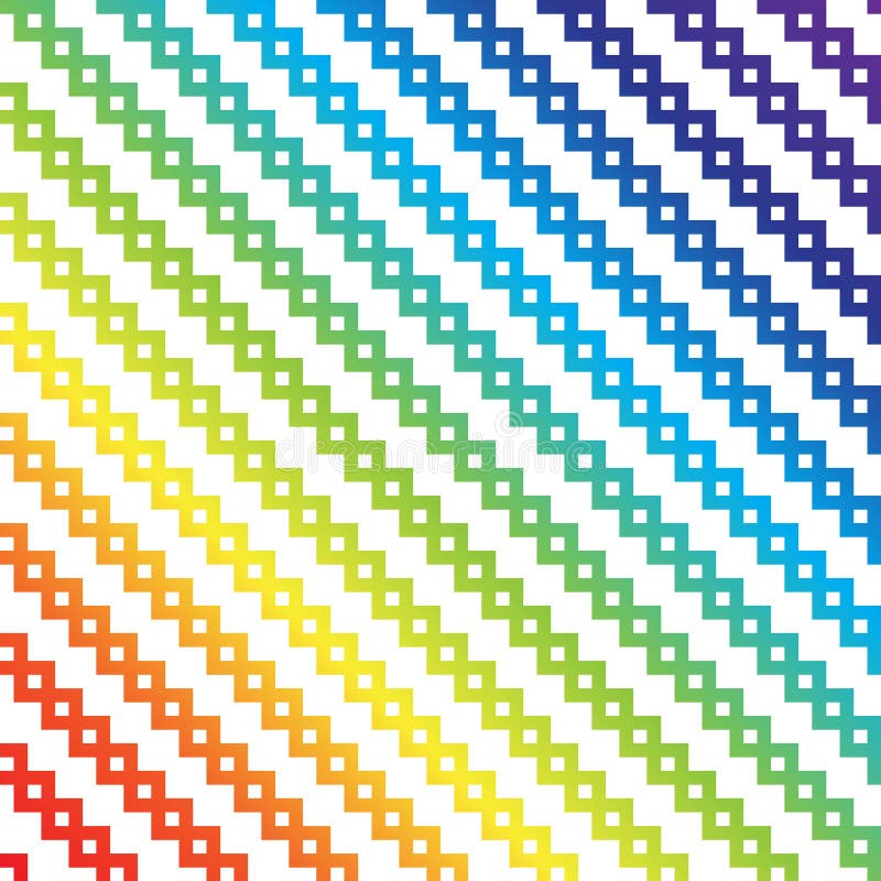 Rainbow pixel art stock vector. Illustration of illusion - 53477215