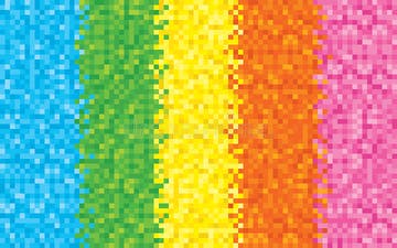 Rainbow Pixel Background stock vector. Illustration of backdrop - 57088517