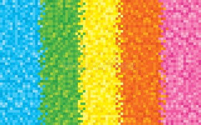 Rainbow Pixel Background stock vector. Illustration of backdrop - 57088517