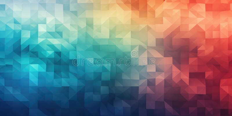 Rainbow Pixelated Background, Horizontal Banner Image. Generative AI ...