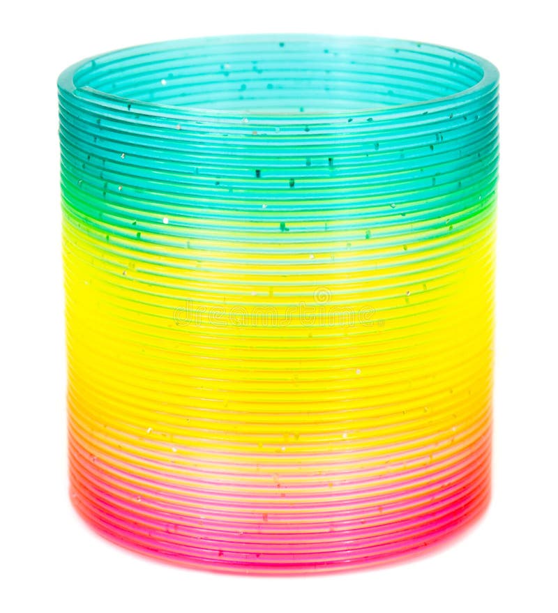 Plastic Toy Spring in Heart-shaped Editorial Stock Photo - Image of ...