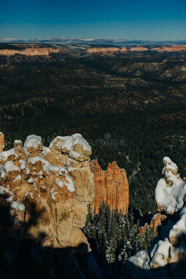 Rainbow Point in Bryce National Park Stock Image - Image of outdoor ...