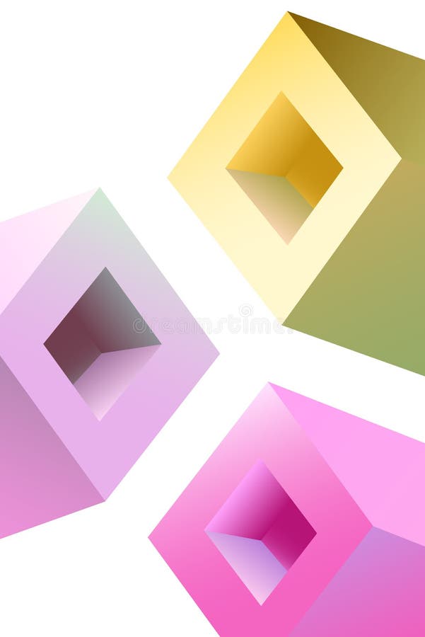 Gradient Box Vector White Background. Bright Stock Vector ...