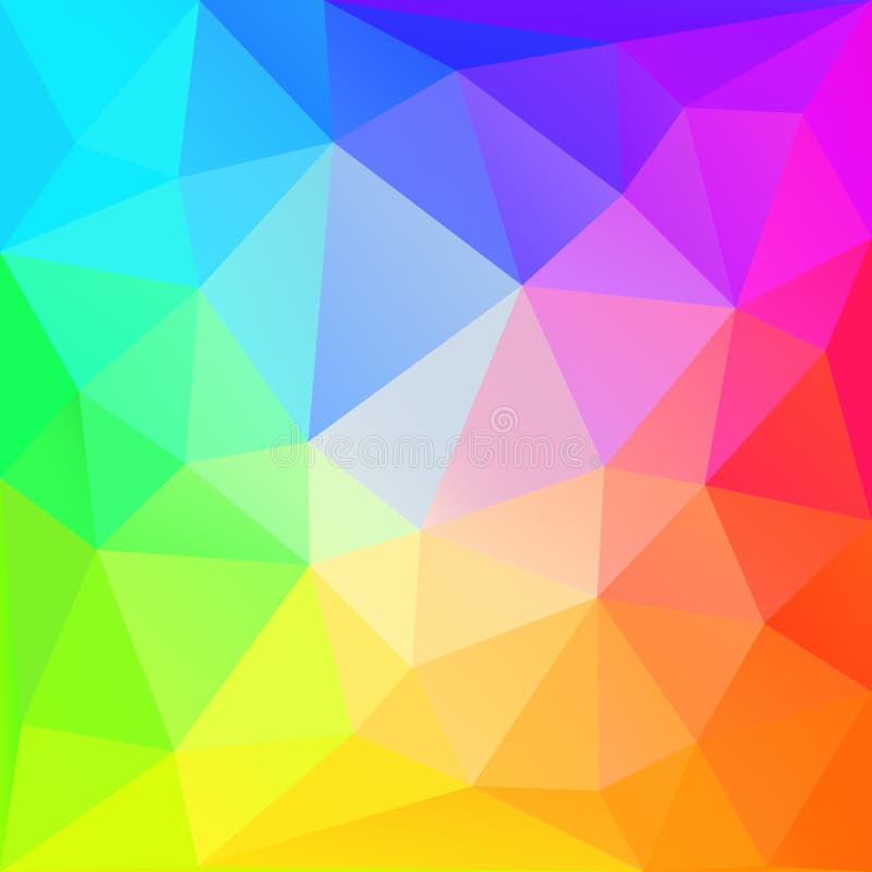 Polygon Triangle Abstract Background Colorful Rainbow Stock ... Polygon Triangle Abstract Background Colorful Rainbow Stock ...