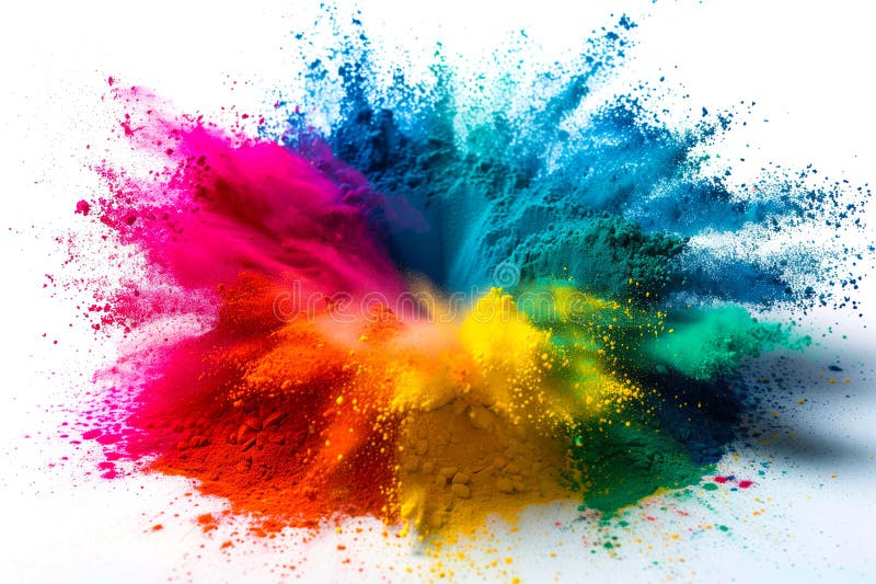 Rainbow Pride Explosion. Vibrant Colors Celebrate Diversity and ...