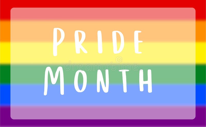 The Rainbow Pride Flag stock illustration. Illustration of love - 357083006