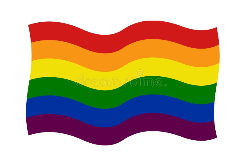 Rainbow or Pride Flag Stock Illustration Stock Vector - Illustration of ...