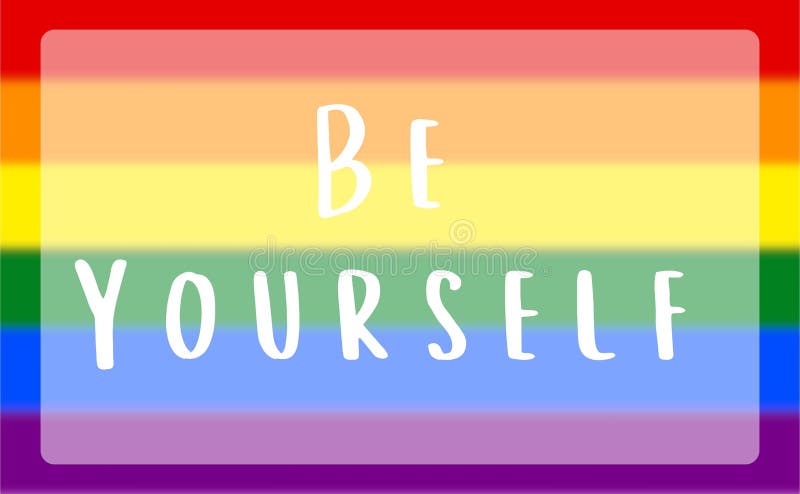 The Rainbow Pride Flag stock illustration. Illustration of culture ...