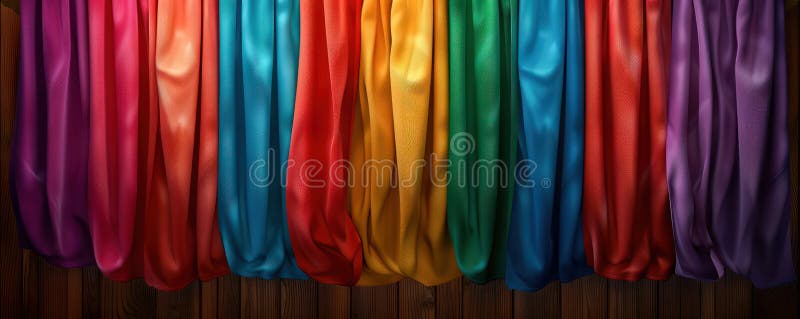 Rainbow Pride Flags Draped Over a Fence a Symbol of Visible Support and ...