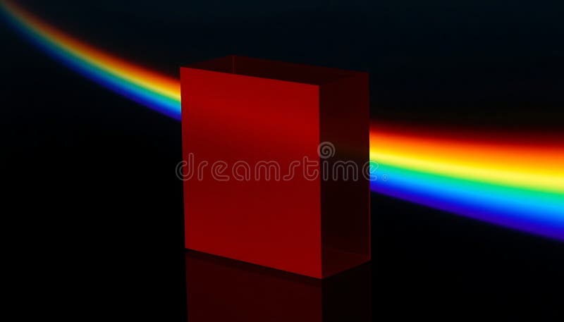 Rainbow Prism Light, Colorful Spectrum, Optical Phenomenon, Abstract ...