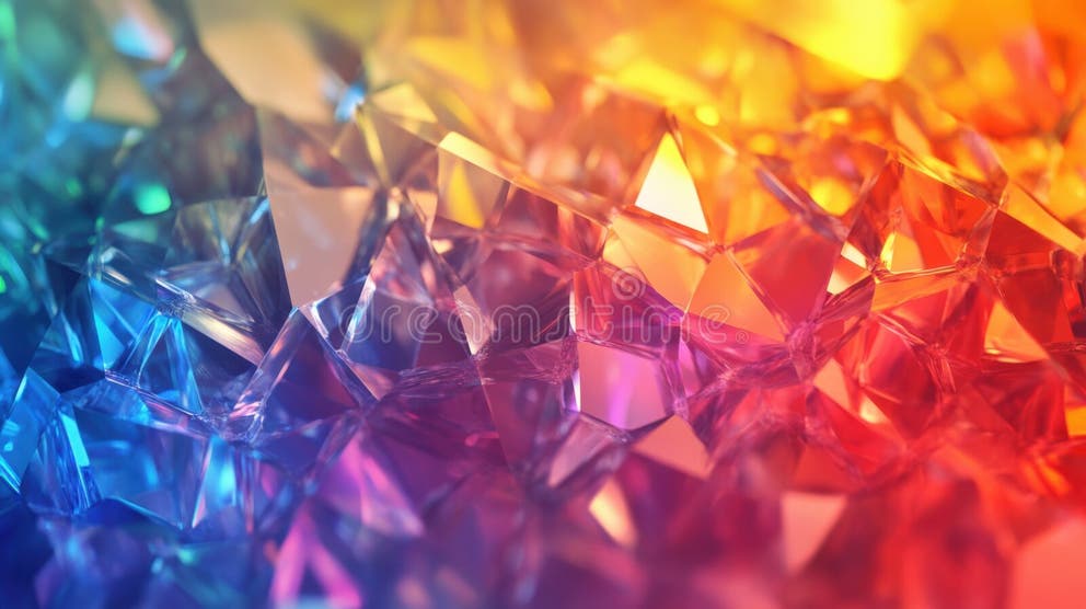 Rainbow Prism Texture Abstract Background Stock Photo - Image of ...