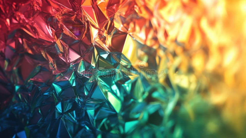 Rainbow Prism Texture Abstract Background Stock Image - Image of shapes ...