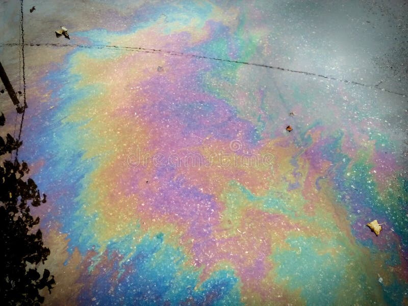 Rainbow stock photo. Image of water, colors, puddle - 119686500