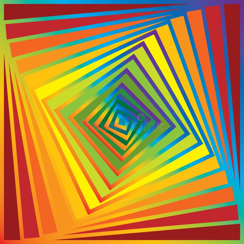 Rainbow pyramid stock vector. Illustration of geometry - 3212168