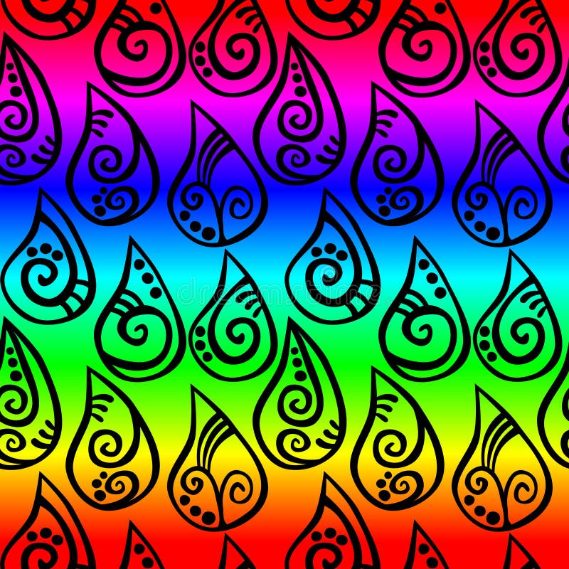 Seamless Rain Drops Background Stock Illustration - Illustration of pattern, abstract: 36557315