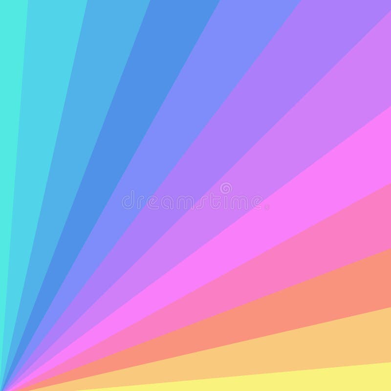 Rainbow Ray Line Multicolor Background Vector Illustration Graphic ...