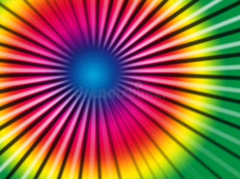 Rainbow rays stock illustration. Illustration of illustrated - 10458524