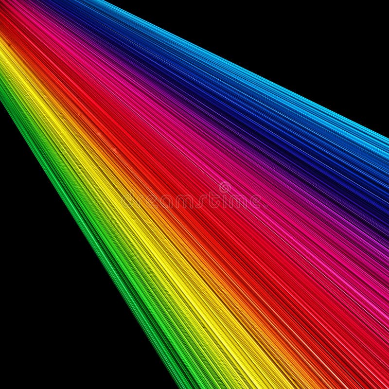 Rainbow rays stock illustration. Illustration of magic - 26385690