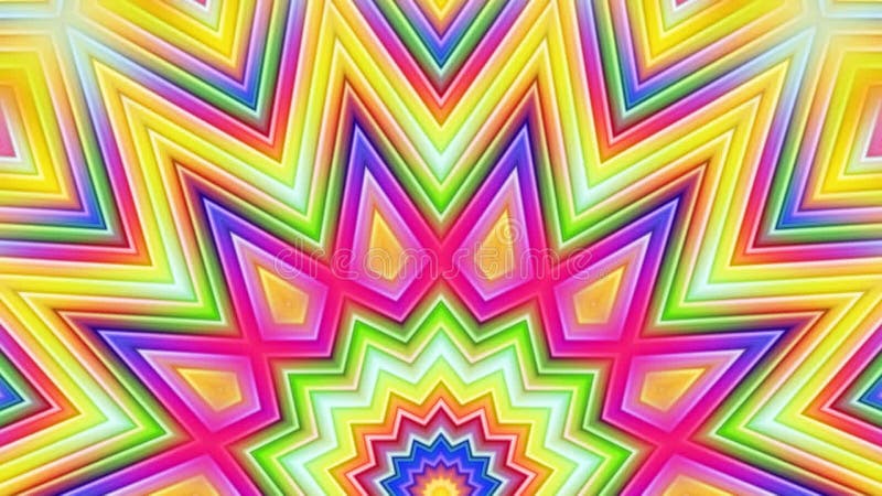 Rainbow Rays Emanating from Half Circle Bottom. Stock Footage - Video ...